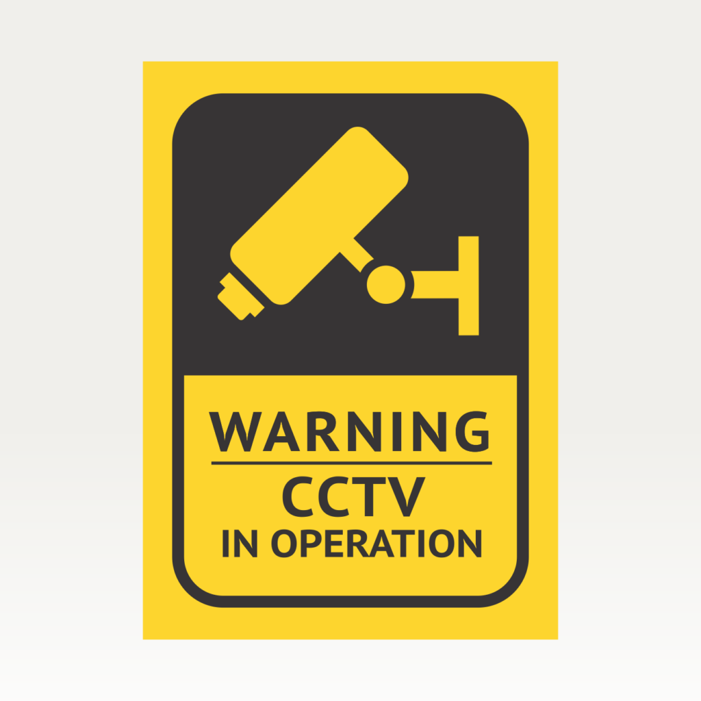CCTV Sticker - PVS Gaming & Monitoring